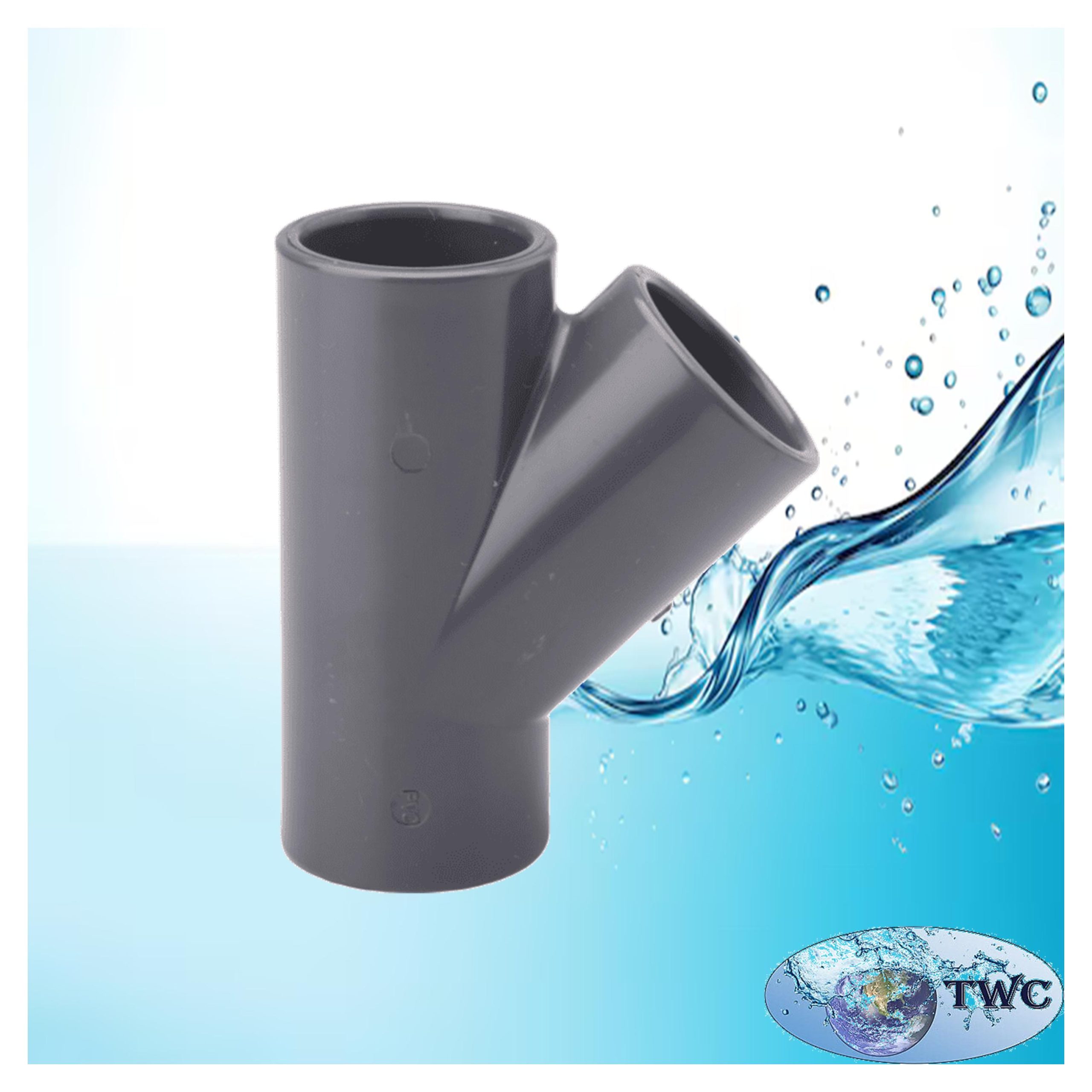 Plain tee 45° 25mm - The Water Company
